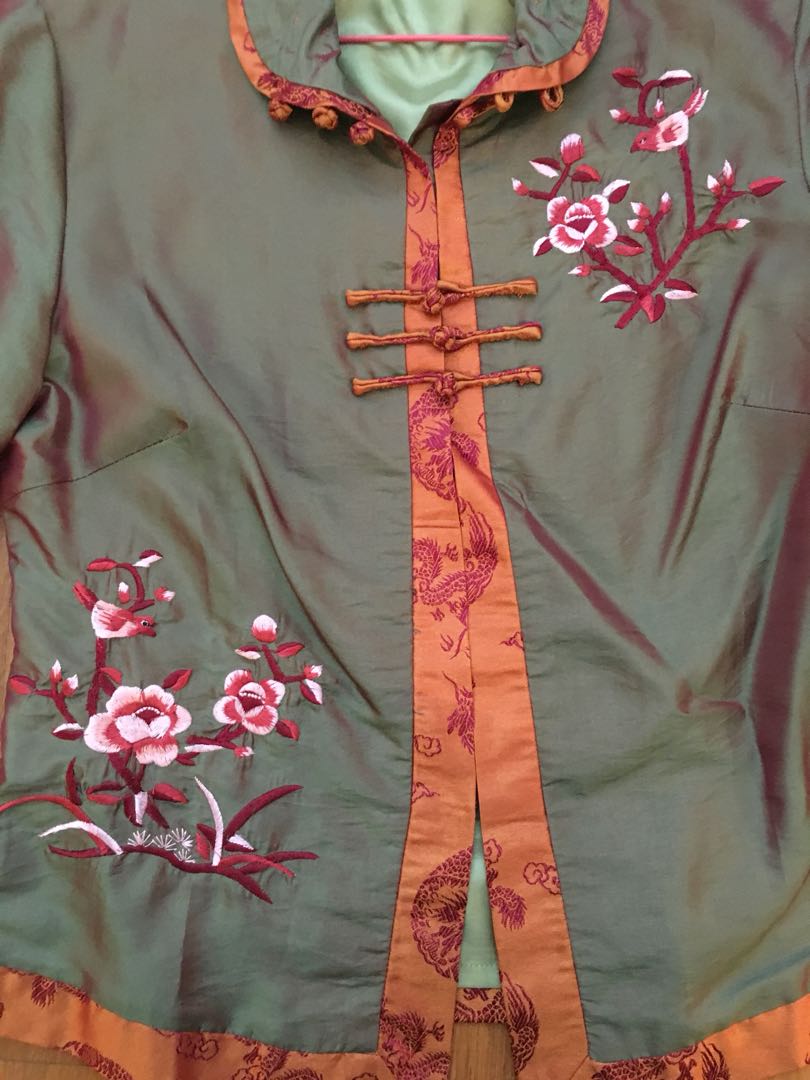 Chinese Traditional Costume Top, Women's Fashion, Tops, Blouses on ...