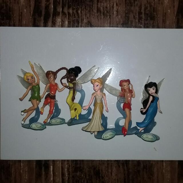 DISNEY Toys - Mini Figures 3 (Tinkerbell, Bambi, Mulan, Tarzan ...