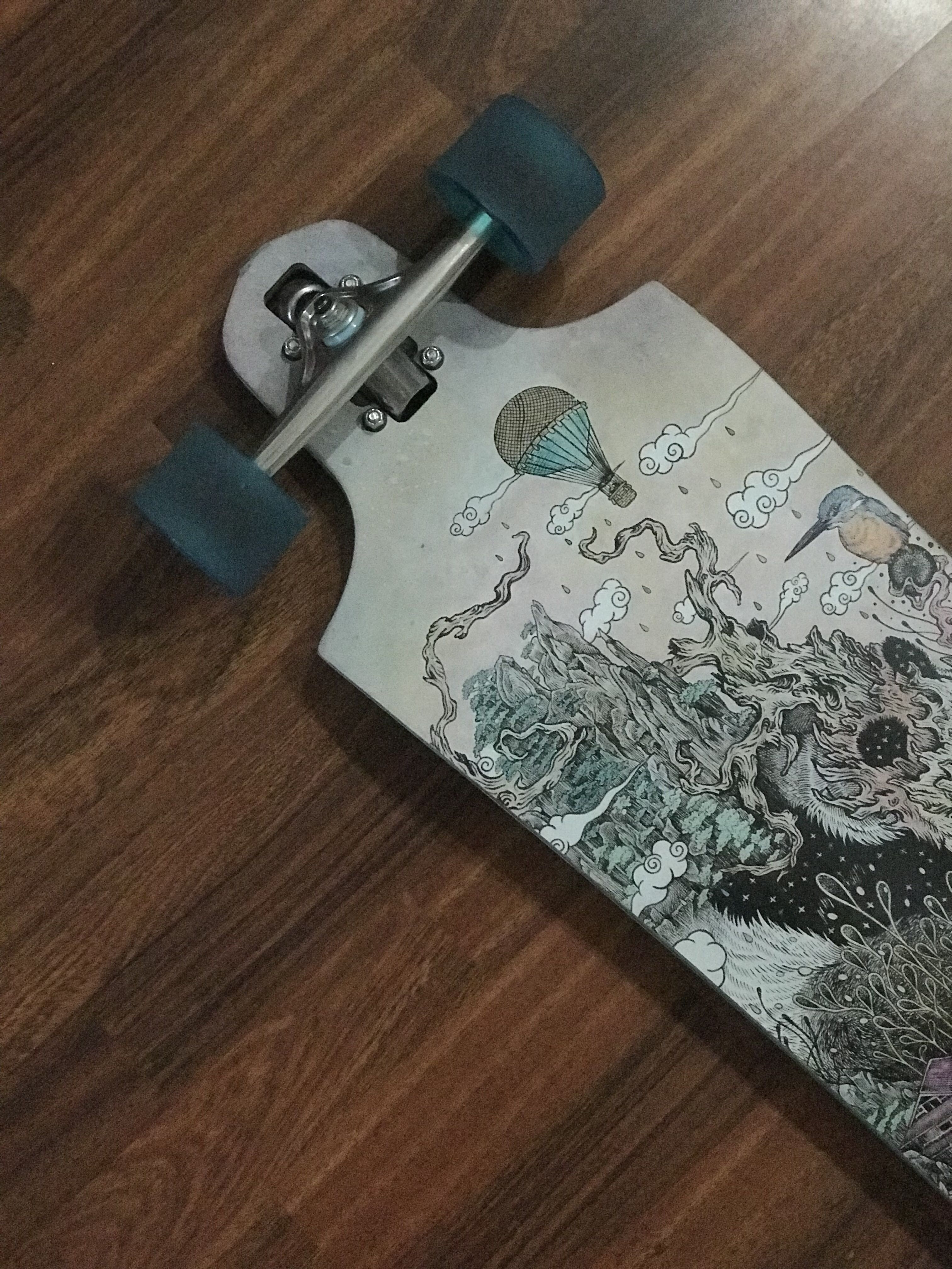 DUSTERS GIANT LONGBOARD GREEN 38", Sports Equipment, PMDs, E-Scooters ...