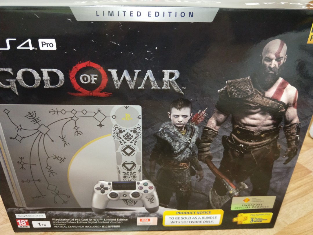 God of War PS4™ Pro Bundle Limited Edition, Video Gaming, Video Game ...