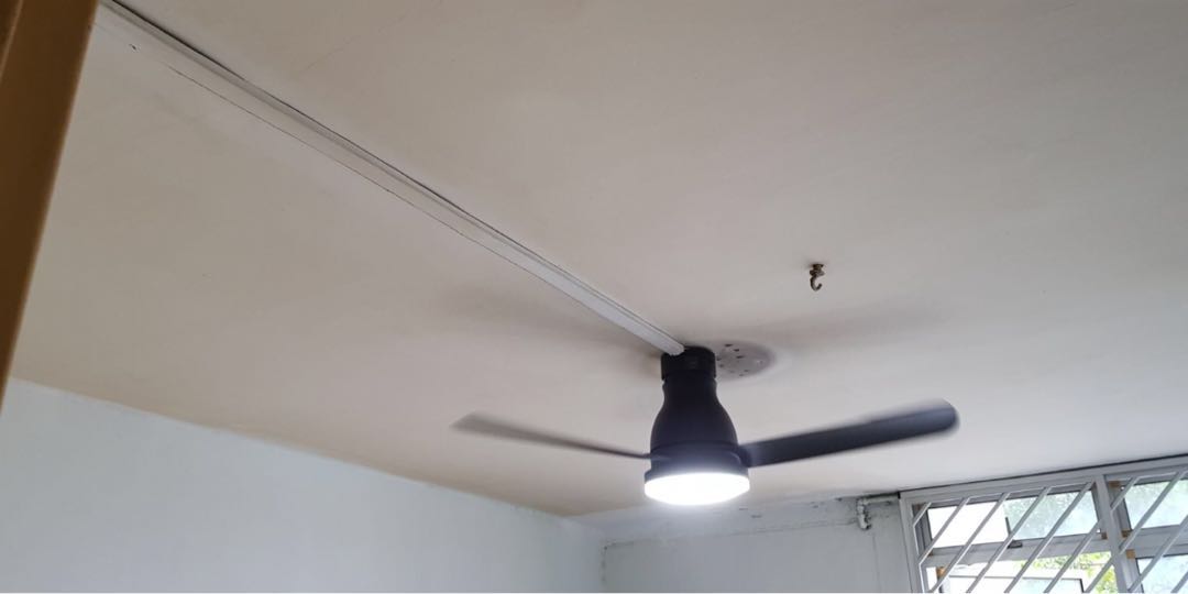 How To Mount A Ceiling Fan Concrete | Shelly Lighting