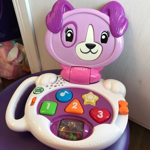 Leapfrog violet dog learning toys, Hobbies & Toys, Toys & Games on ...