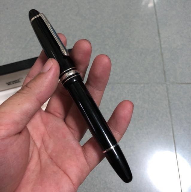 Montblanc meisterstuck 146 Legrand platinum fountain pen, Luxury, Accessories on Carousell