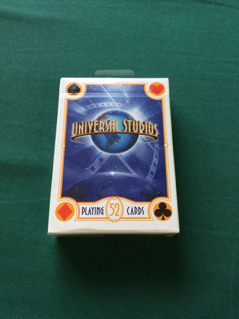 Universal Studios Playing Cards, Hobbies & Toys, Toys & Games on Carousell
