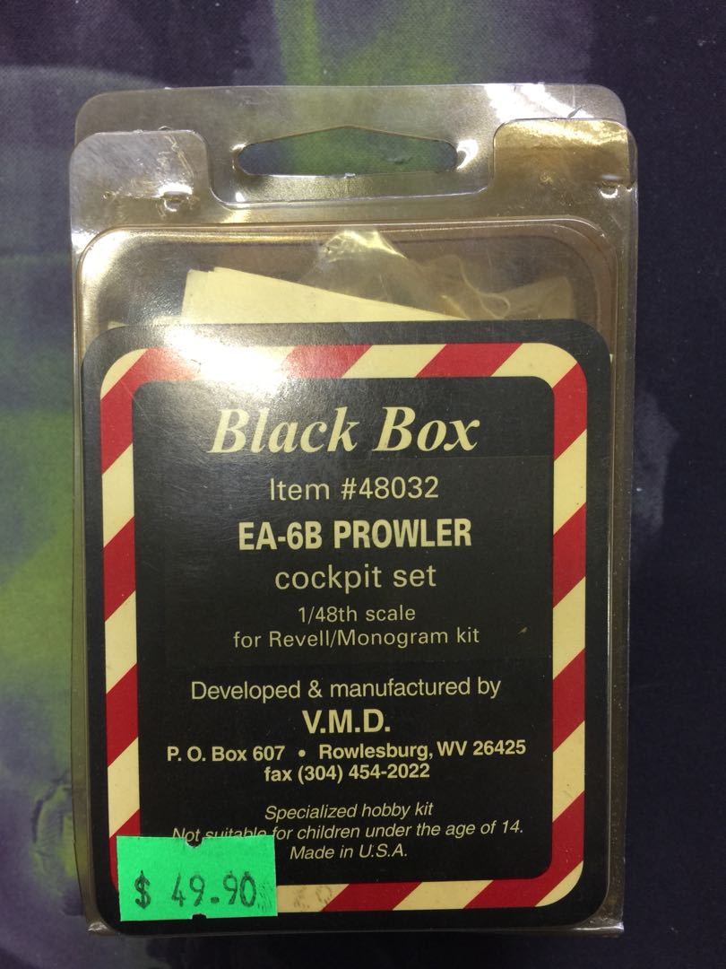 1:48 Black Box EA-6B Prowler Resin Cockpit Set, Hobbies & Toys, Toys ...