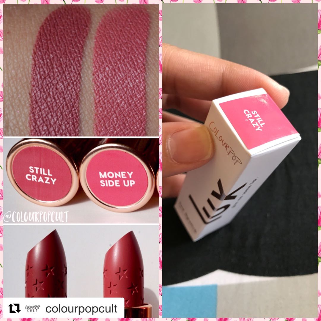 Colourpop Lux Lipstick in Still Crazy, Beauty & Personal Care, Face ...