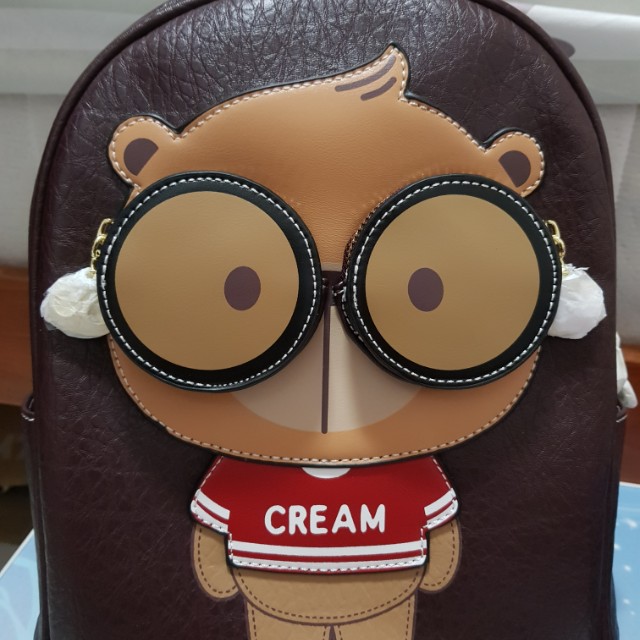 Cream bear bag, Women's Fashion, Bags & Wallets, Tote Bags on Carousell