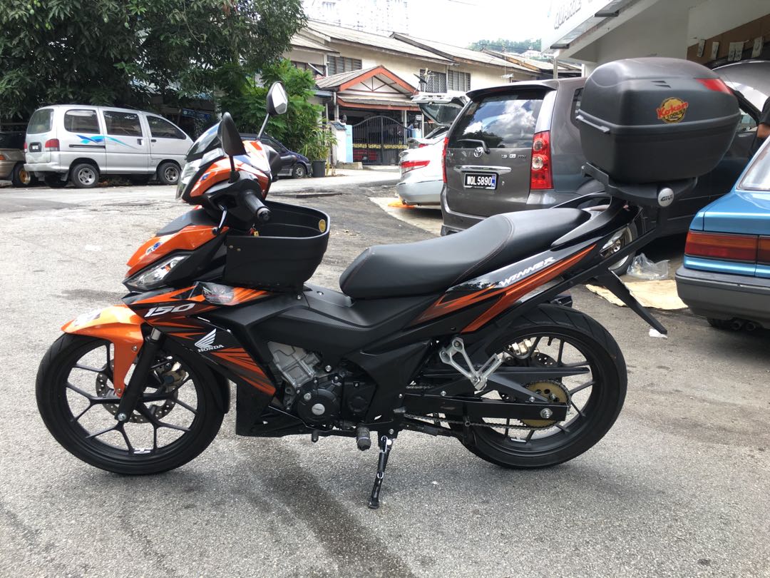 Honda Rs 150r set oren honda winner ori vietnam, Motorbikes on Carousell
