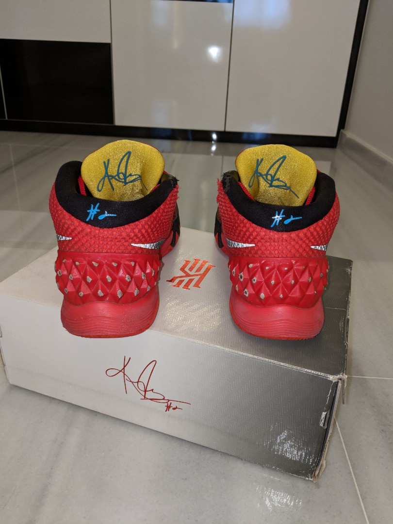 Kyrie 1s Deceptive Red, Men's Fashion, Footwear, Sneakers on Carousell