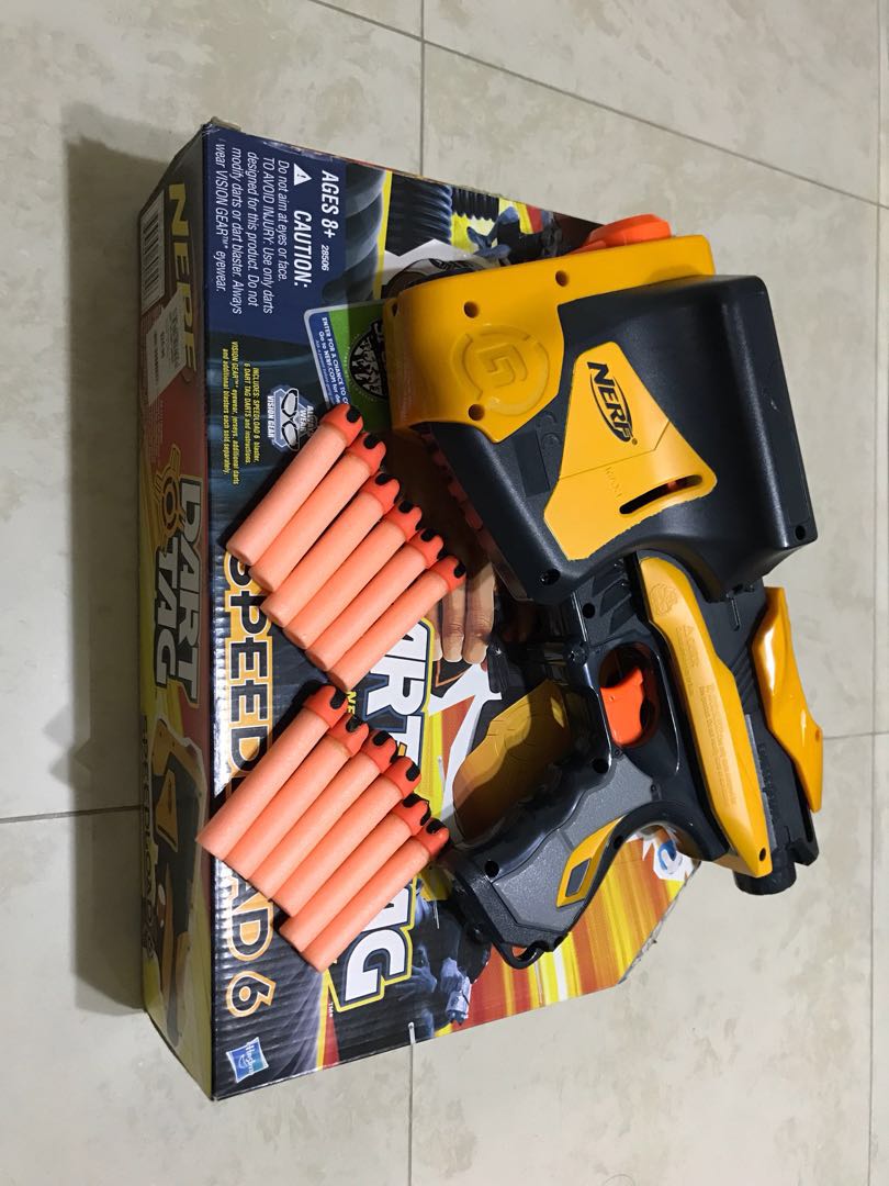 Nerf Speedload 6, Hobbies & Toys, Toys & Games on Carousell