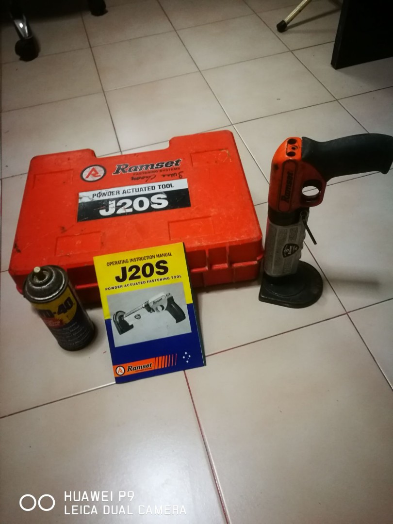 Ramset J20S Powder Actuated Fastening Tool, Everything Else on Carousell