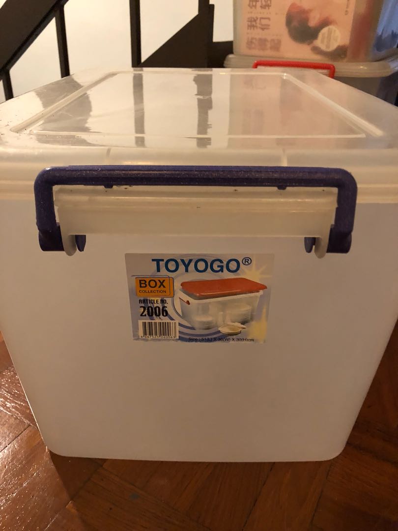 Toyogo storage box, TV & Home Appliances, Kitchen Appliances, Wine ...