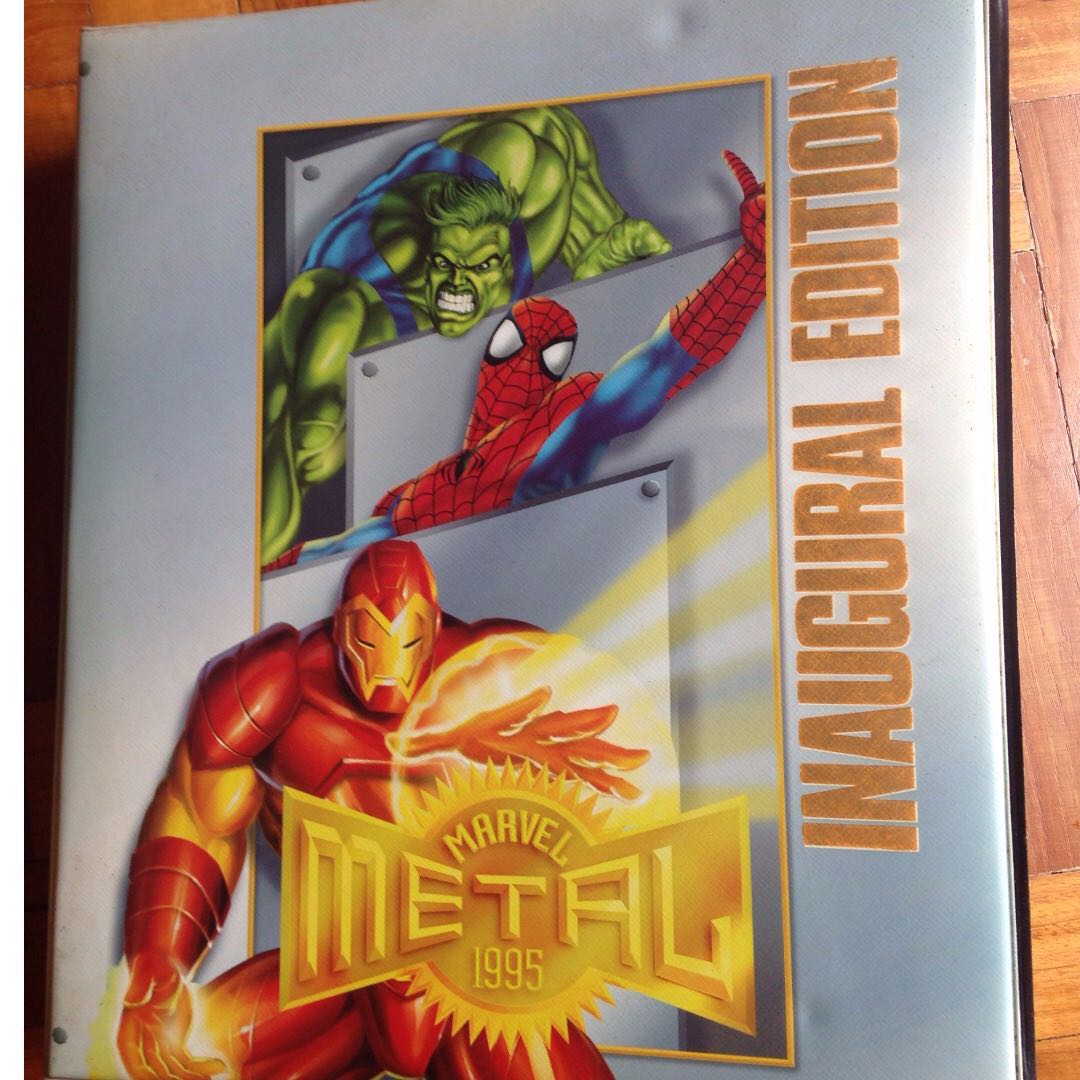 Full Set 1995 Marvel Metal Base Cards +18Gold+18MetalBlaster, Hobbies ...