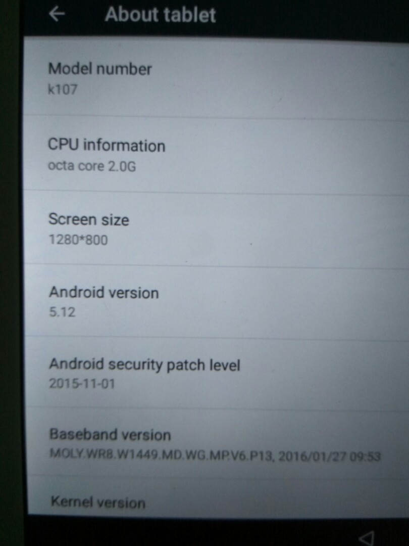Android Tablet Model K107, Mobile Phones & Gadgets, Tablets, Android on ...