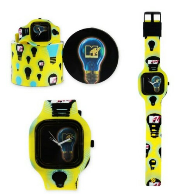Authentic Tomato Time SWAP Watch MTV Bulb, Women's Fashion, Watches ...