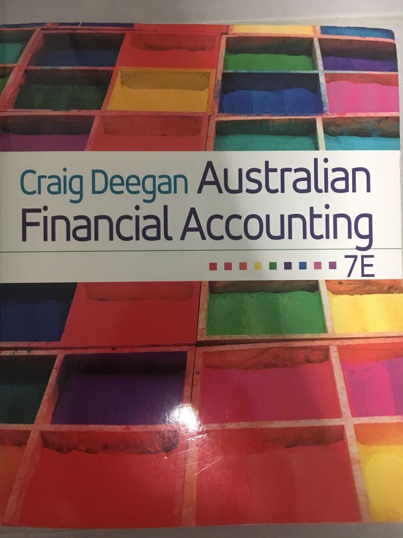 Craig Deegan Australian Financial Accounting 7E Textbook, Hobbies ...