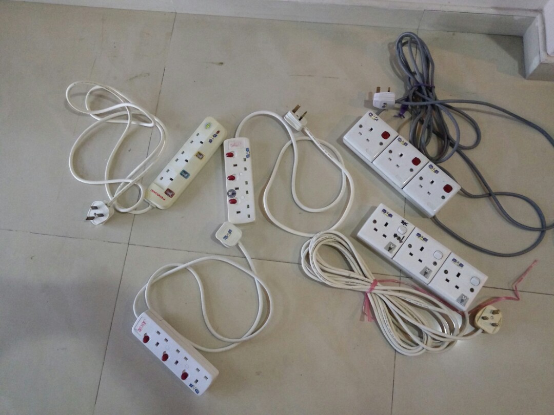 Extension Cord Socket Switch Socket Tv And Home Appliances Electrical