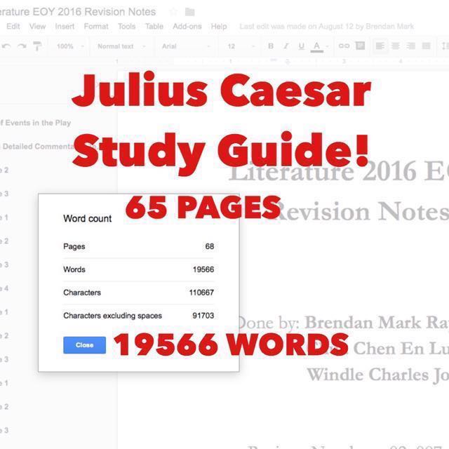 Julius Caesar Complete Study Guide, Books & Stationery, Textbooks on ...