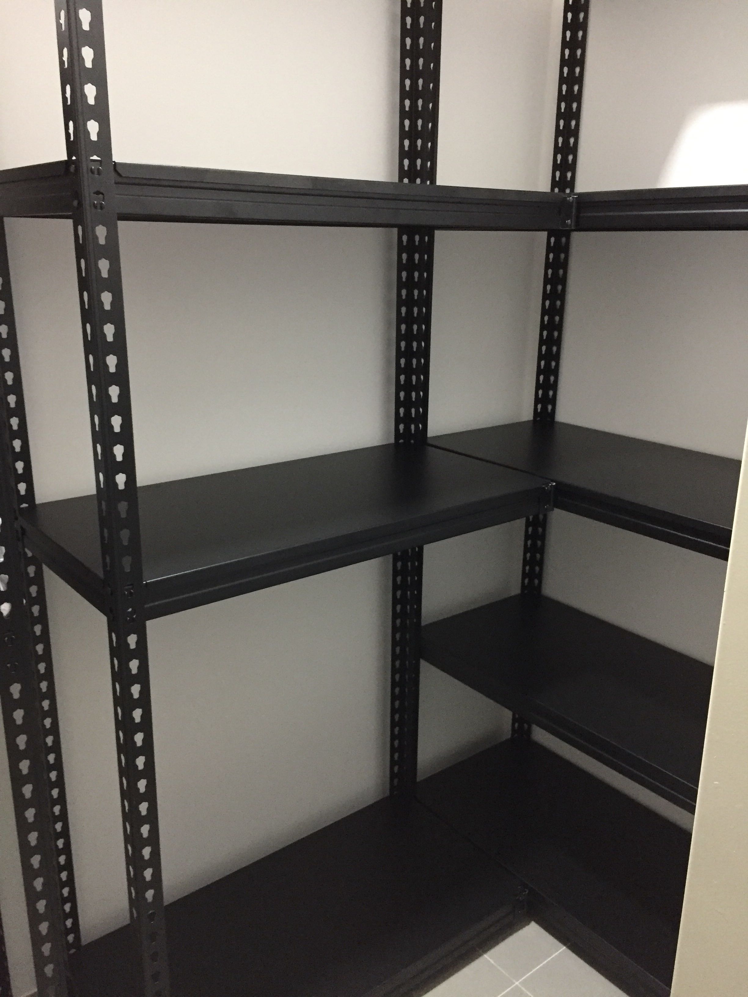 L Shape Rack Heavy Duty PVC Laminated, Furniture & Home Living ...