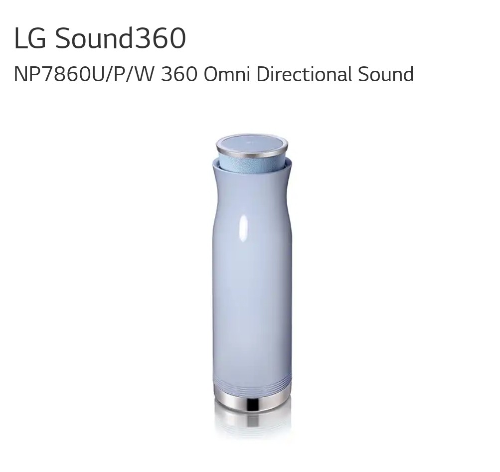 LG Sound360 Bluetooth Speaker, Audio, Soundbars, Speakers & Amplifiers ...