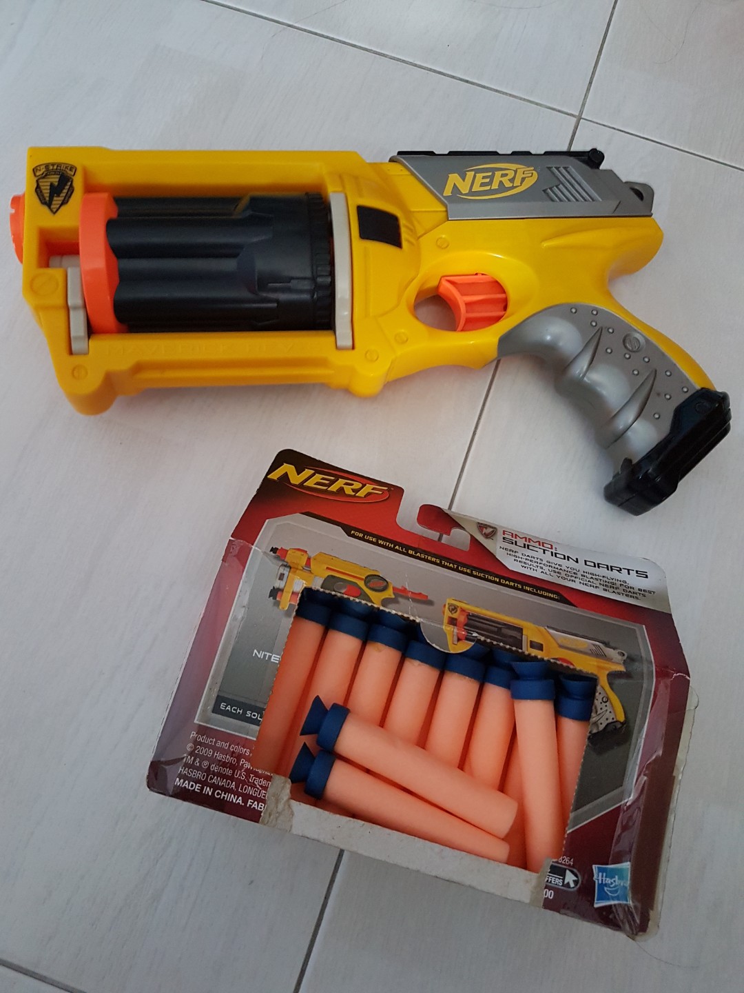 Nerf Gun + bullets, Hobbies & Toys, Toys & Games on Carousell