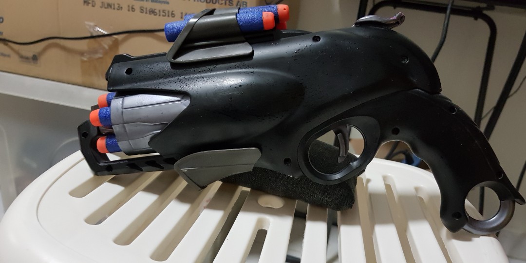 Nerf gun pistol 6 bullet+3 free done colour, Hobbies & Toys, Toys ...