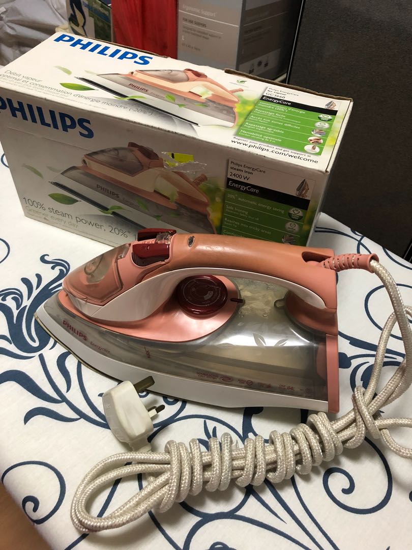 Philips Energycare steam iron, TV & Home Appliances, Irons & Steamers ...