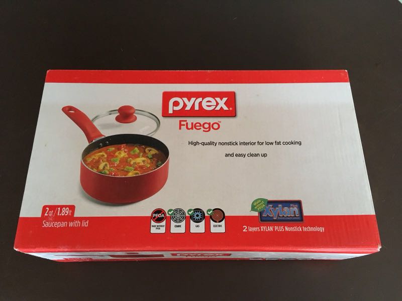 Pyrex Fuego Saucepan With Lid, TV & Home Appliances, Kitchen Appliances ...