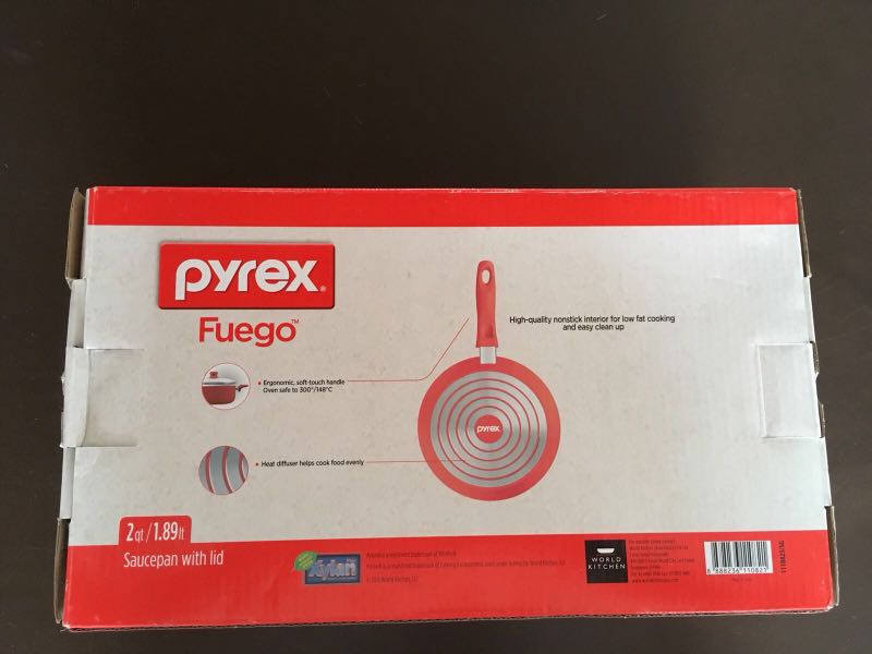 Pyrex Fuego Saucepan With Lid, TV & Home Appliances, Kitchen Appliances ...