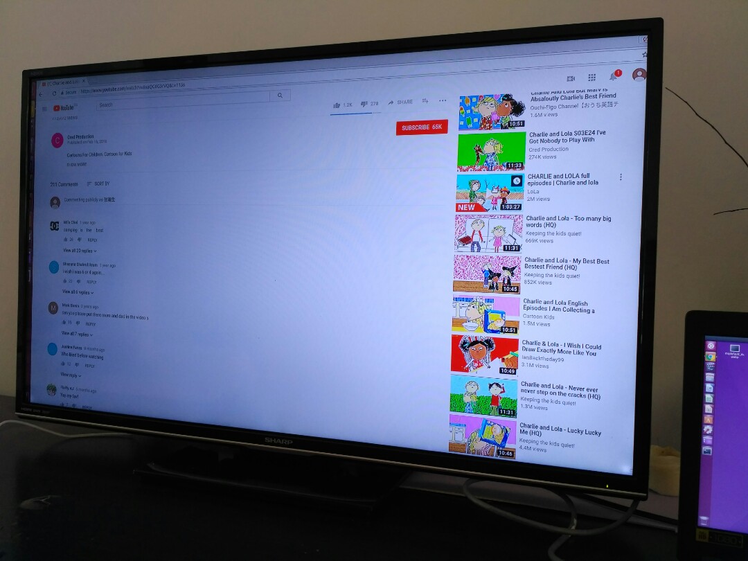 Sharp Aquos 39 inch TV, TV & Home Appliances, TV & Entertainment, TV on ...