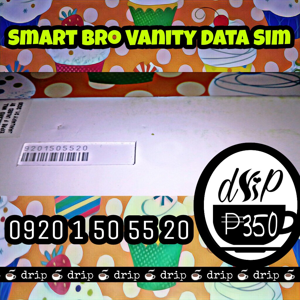 SMART BRO Data Sim Classic 0920 Vanity Number, Mobile Phones & Gadgets ...
