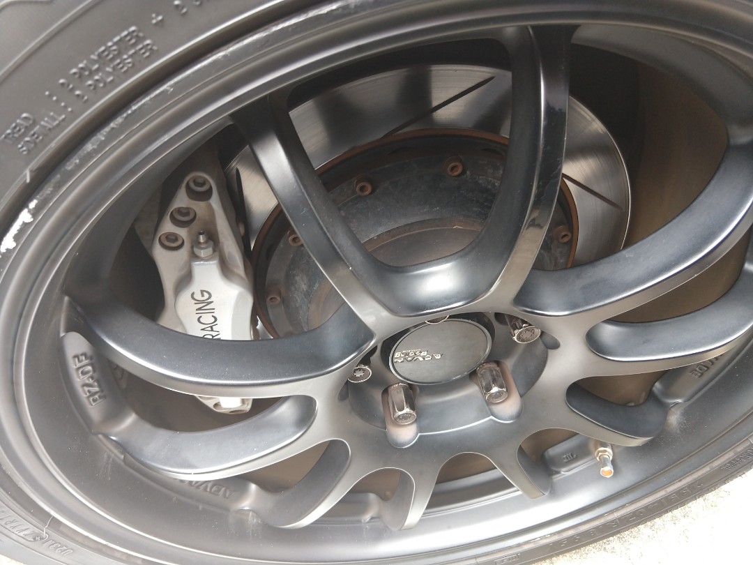 Api racing 6 pot and 4 pot brake and advan forge rim up for sale, Car ...