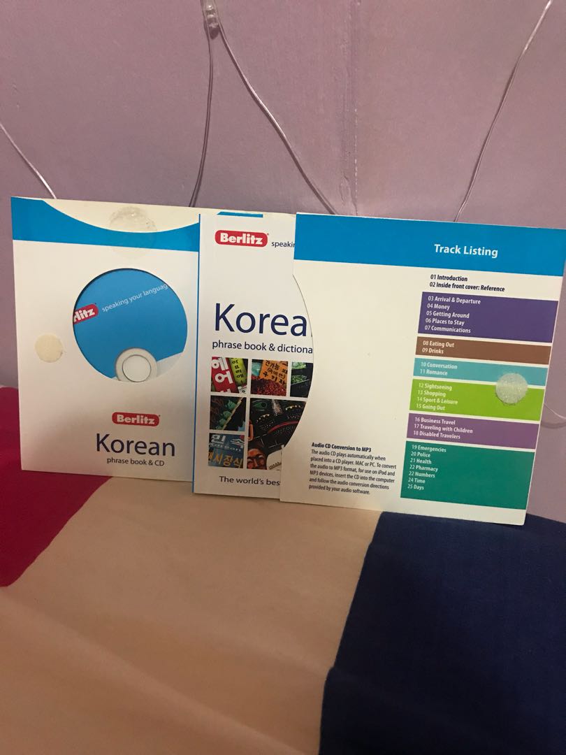 Berlitz Korean Phase Book & CD, Hobbies & Toys, Books & Magazines ...