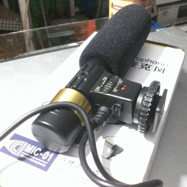 digital professional stereo mic, Photography, Video Cameras on Carousell