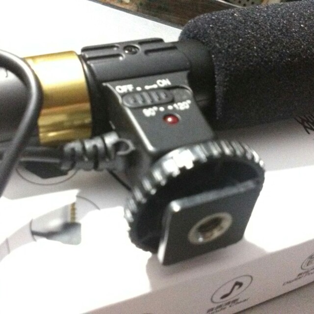 digital professional stereo mic, Photography, Video Cameras on Carousell