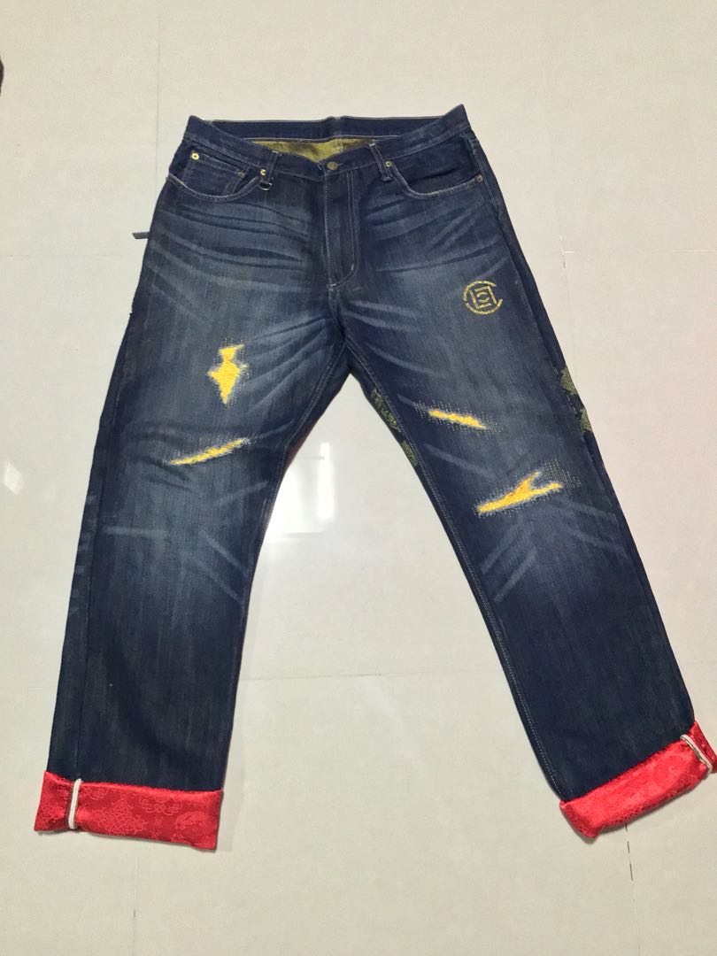 Levis x Clot Jean, Men's Fashion, Bottoms, Jeans on Carousell