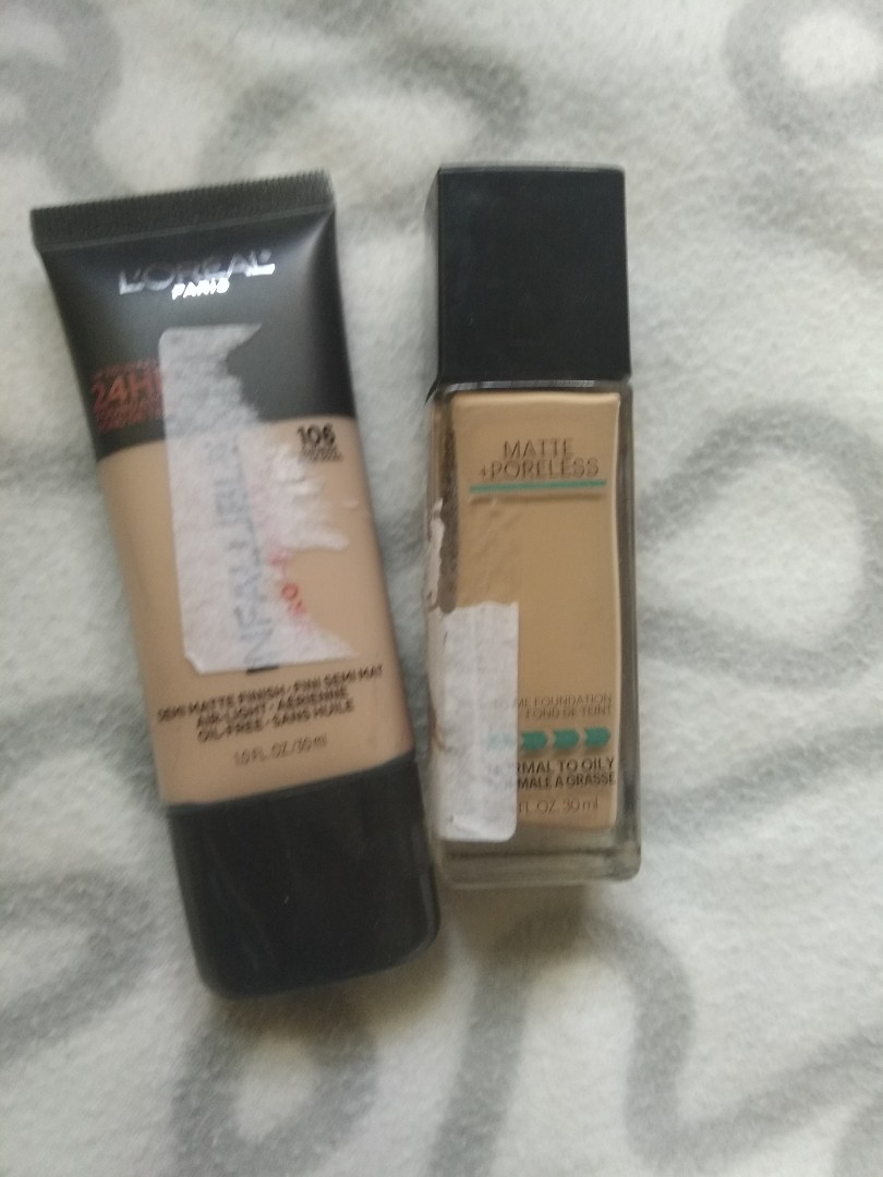 Maybelline fit me 228 and loreal infallible 106, Beauty & Personal Care ...