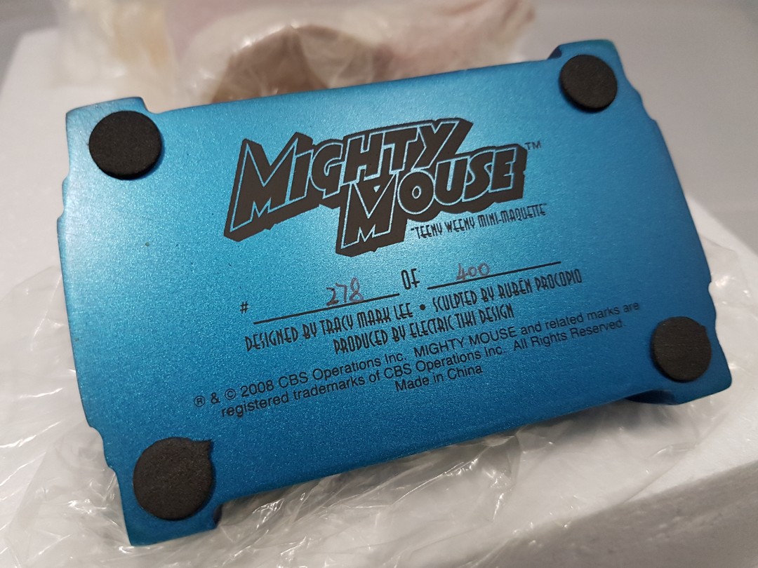 Mighty Mouse Statue Maquette - Electric Tiki Design, Hobbies & Toys ...