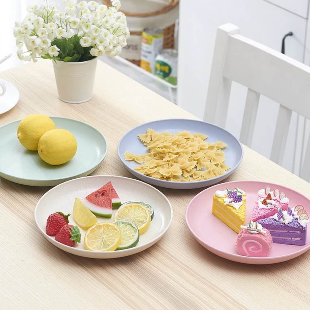 Natural biodegradable wheat straw plate, TV & Home Appliances, Kitchen ...