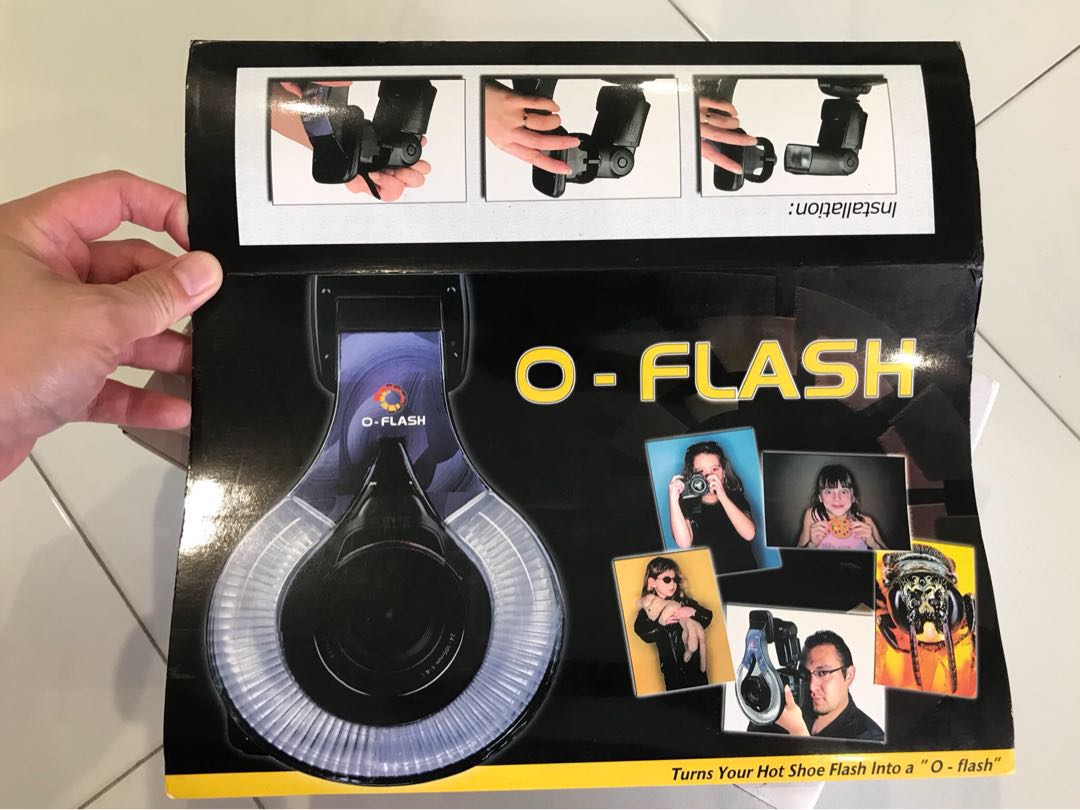 O ring flash, Photography, Photography Accessories, Flashes on Carousell