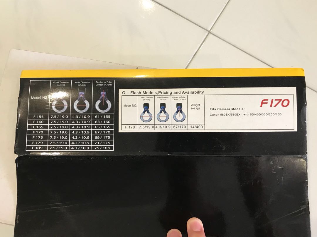 O ring flash, Photography, Photography Accessories, Flashes on Carousell