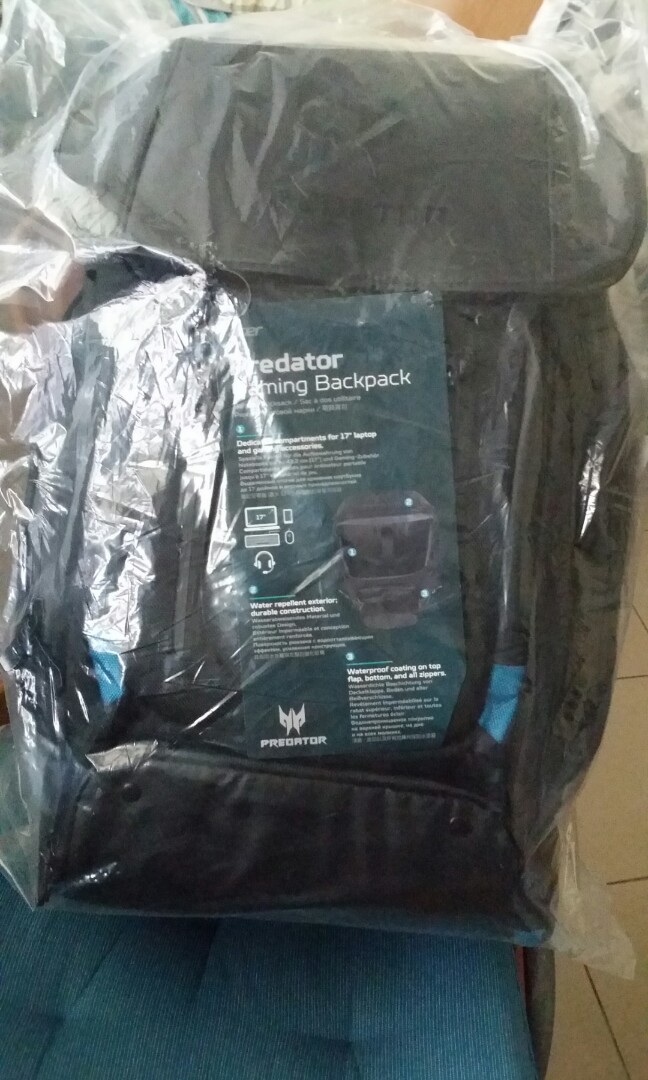 Predator Gaming Backpack, Men's Fashion, Bags, Backpacks on Carousell