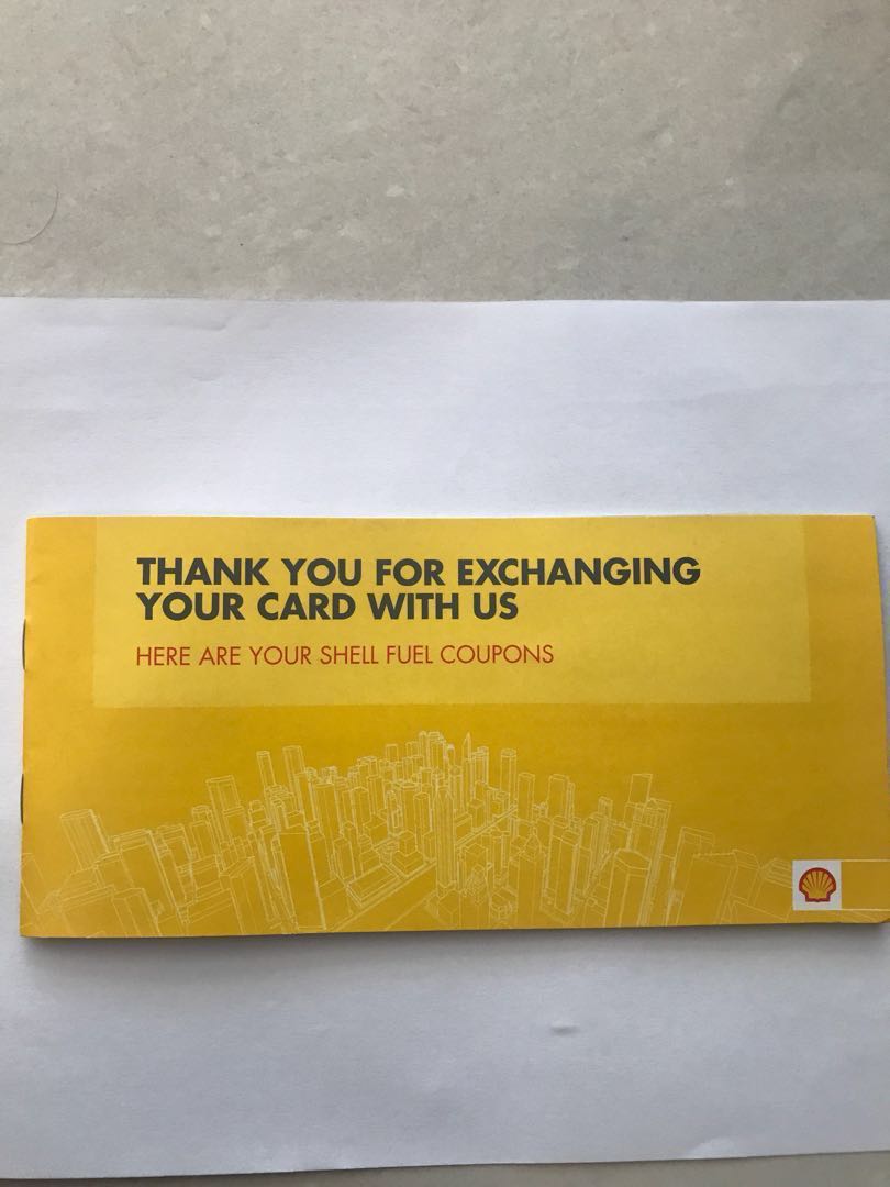 Shell coupon / voucher booklet (May 2018 - Jan 2019), Entertainment ...