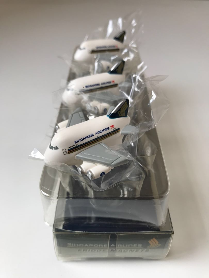 SIA set of 3 airplanes magnet (Price includes shipping!) Singapore ...