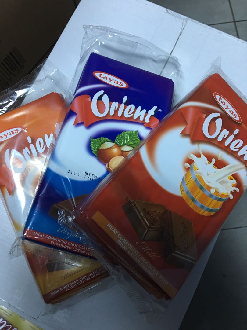 Tayas Orient chocolate, Food & Drinks, Packaged Snacks on Carousell