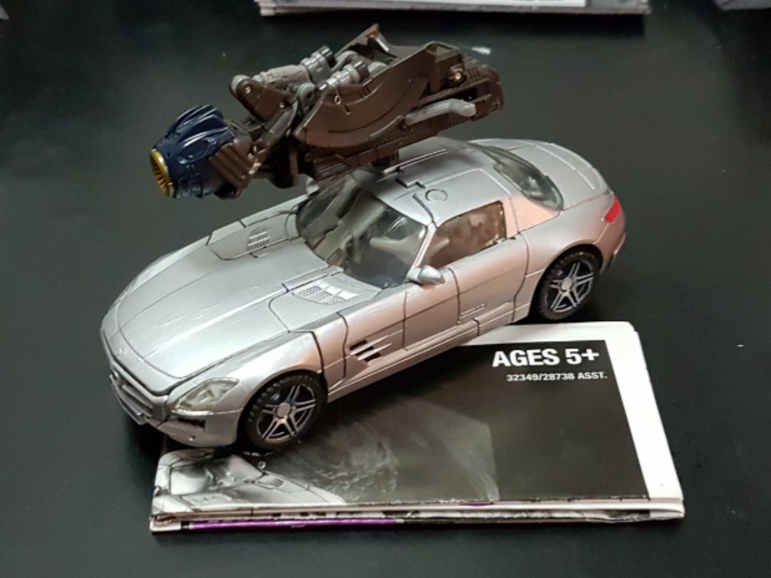 Transformers Movie DOTM Deluxe Soundwave + Customized Silver Body ...