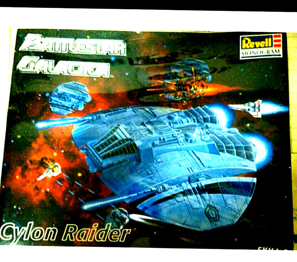 Vintage Revell Monogram Battlestar Galactica Cylon Raider model kit ...