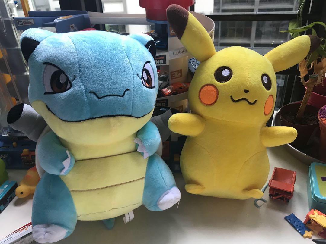 Blastoise & Pikachu, Hobbies & Toys, Toys & Games on Carousell