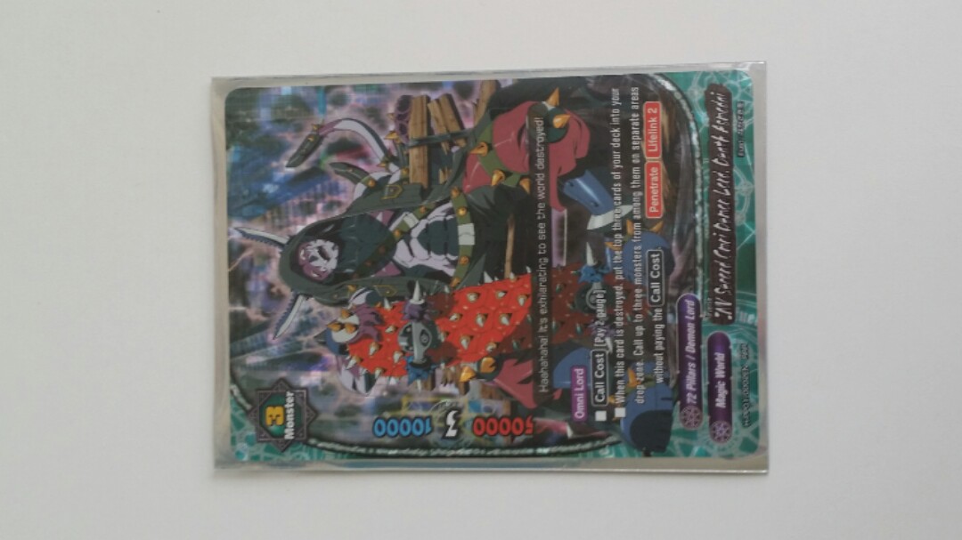 Buddyfight INV second omni demon lord, Death Asmodai, Hobbies & Toys ...