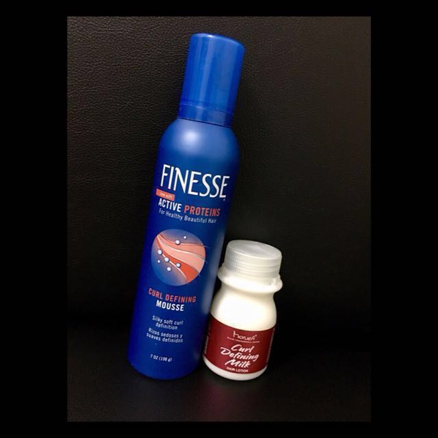 Finesse Curl Defining Mousse 198g + Monea Curl Defining Milk, Beauty ...